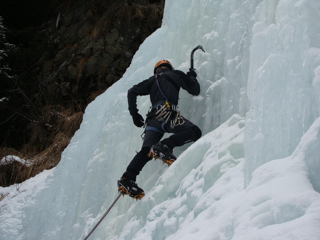 Lezenie ľadov | Slovak Mountain Guide